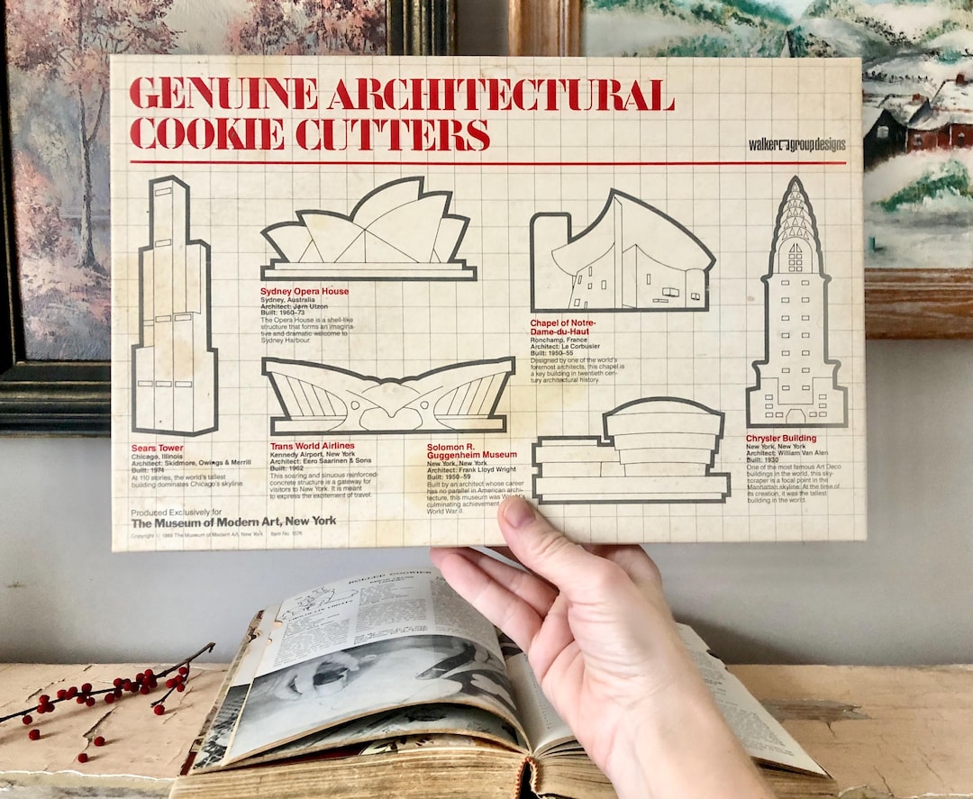 1988 MOMA Genuine Architectural Cookie Cutters - Etsy