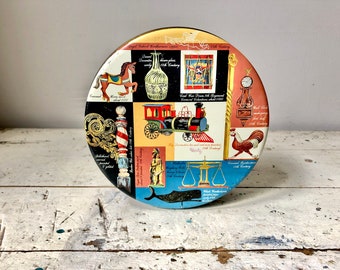 Green and Gold Butter Mint Tin by Katharine Beecher - Etsy