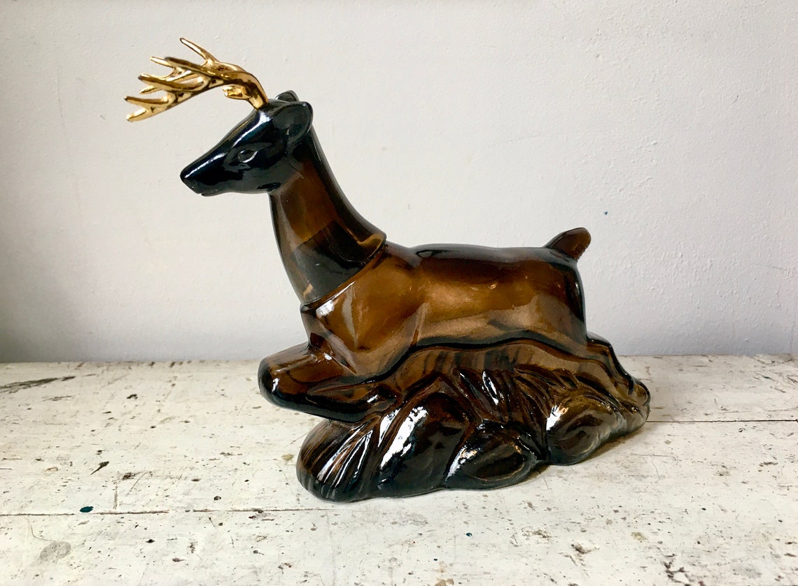 Vintage Avon Ten Point Buck Perfume Bottle - Etsy