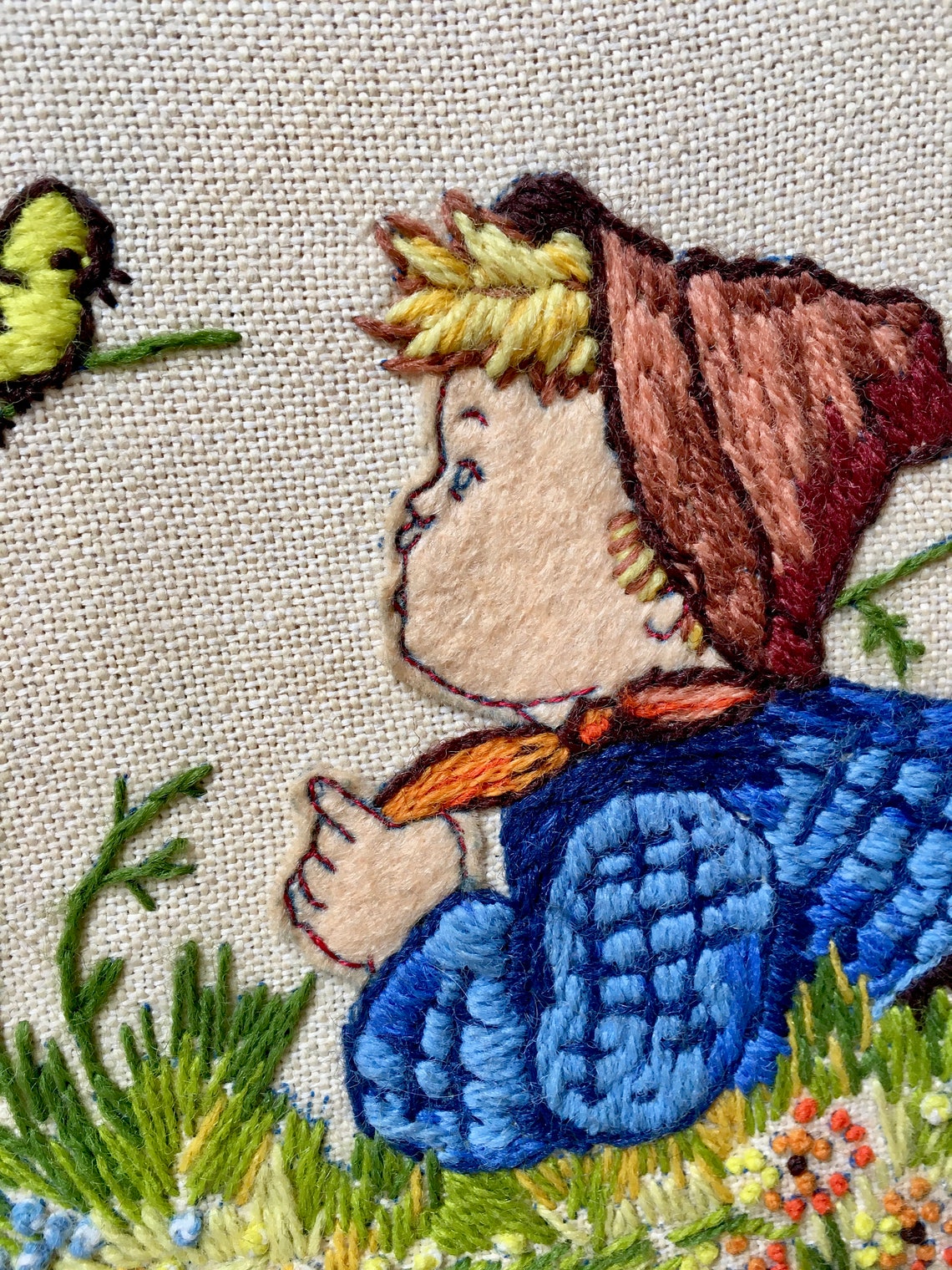 Vintage Crewel Embroidery Paragon Needlecraft Hummel - Etsy