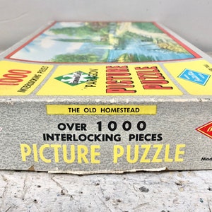 Vintage Warren Built-rite Picture Puzzle; 1000 Pieces, "the Old ...