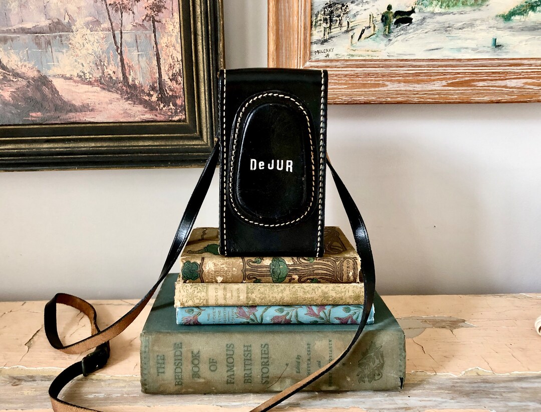 Vintage Dejur Leather Camera Case - Etsy