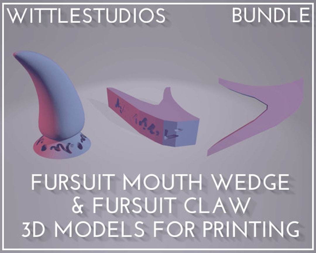Claw and Mouth Wedge 3D Model for Printing | Wittlestudios - Etsy