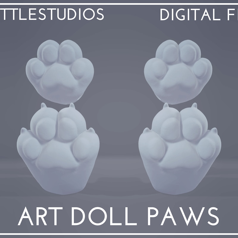 Furry Doll Stl File - Etsy