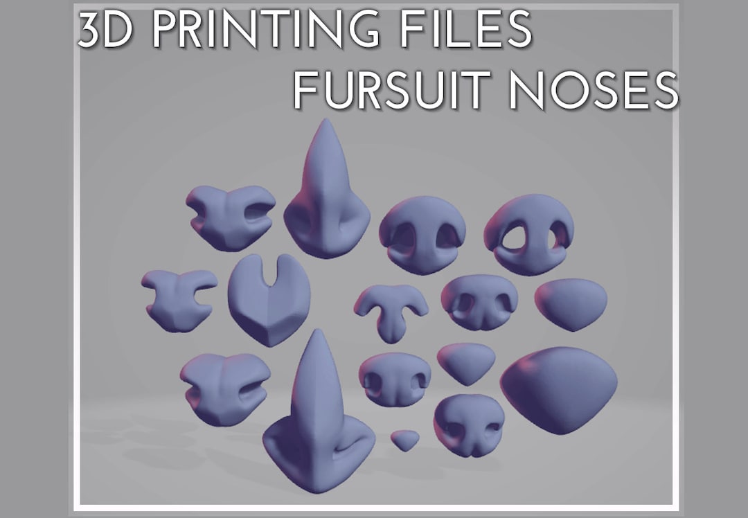 Fursuit Noses | 3D Print Files - Etsy