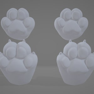 Art Doll Paws 3D Model File for Printing | Wittlestudios - Etsy