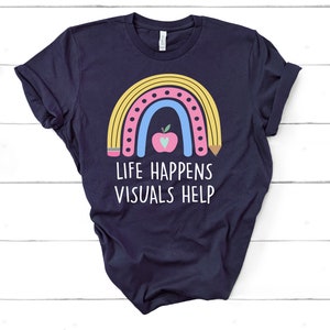SPED Squad Shirt Life Happens Visuals Help Teacher Shirts - Etsy