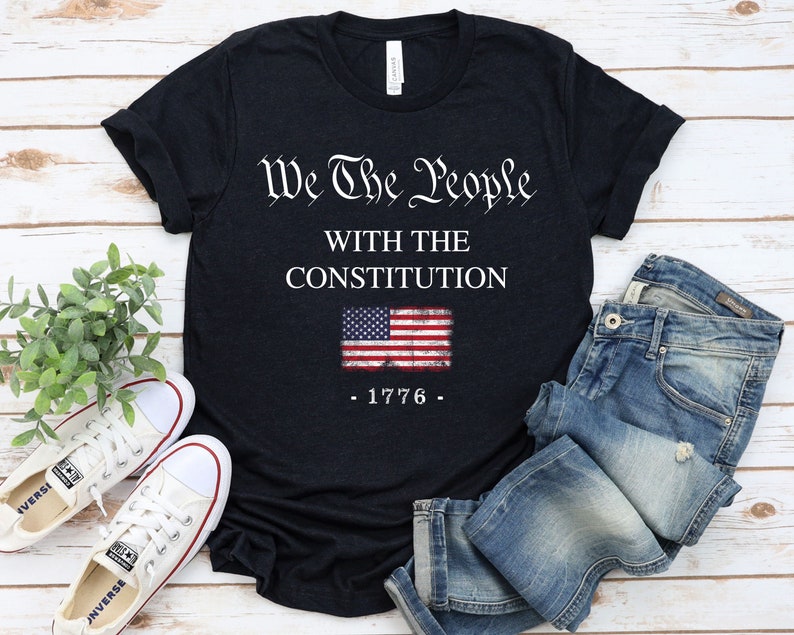 We The People Constitution Shirt We The People Womens Etsy