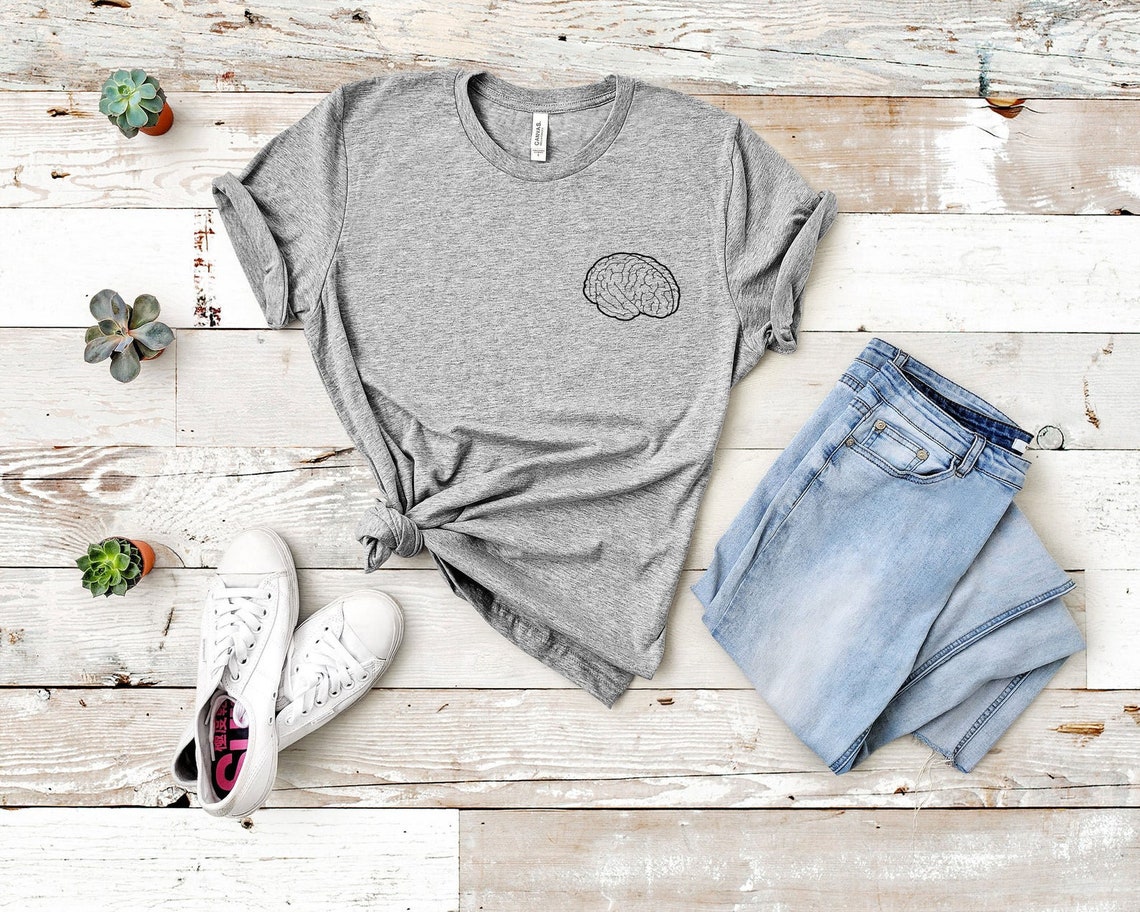 Human Brain Anatomy Shirt Medical Student Gift Brain Shirt | Etsy