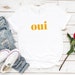Oui Shirt - Statement Shirt, French Shirt, Oui Tee, Femme Oui Tshirt ...