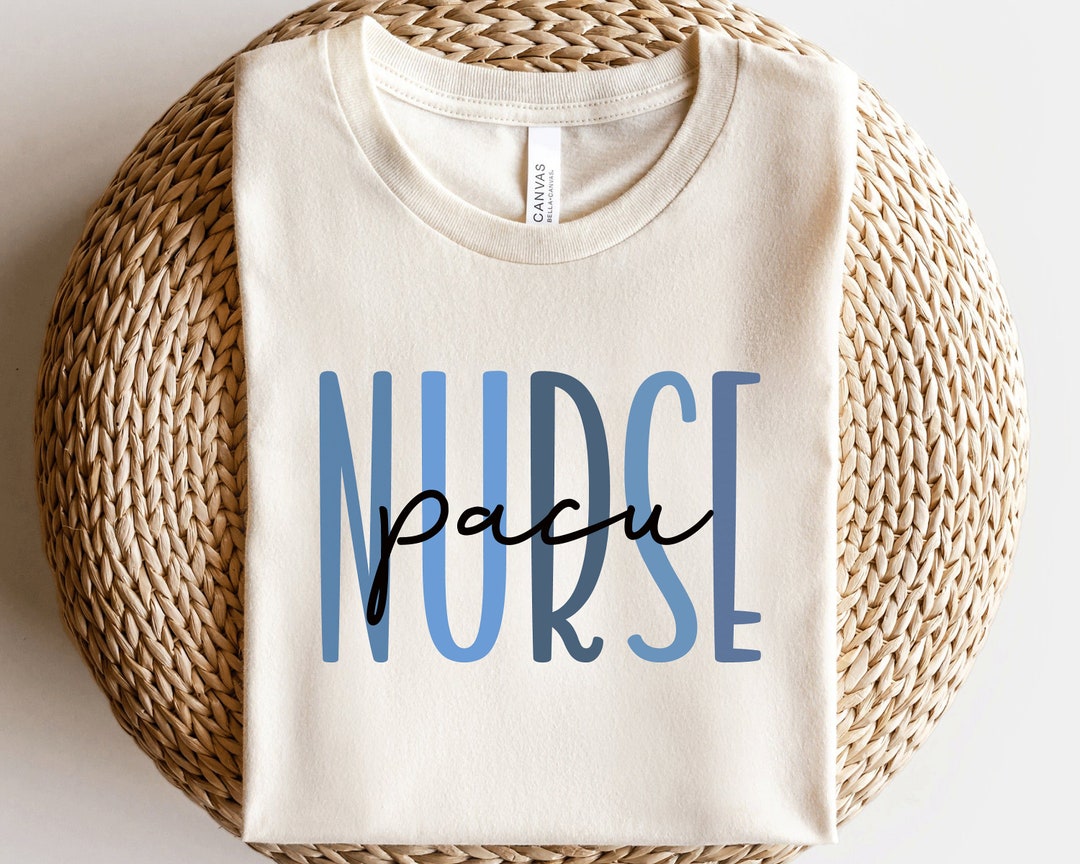 PACU Nurse Cute Shirt, Minimalist PACU Nurse T-shirt, Nursing Shirt ...