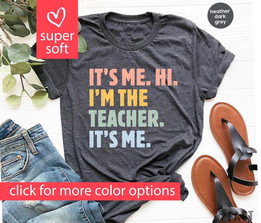 Matching Teacher Shirt Funny Teacher Gift Kindergarten Teach Shirt ...