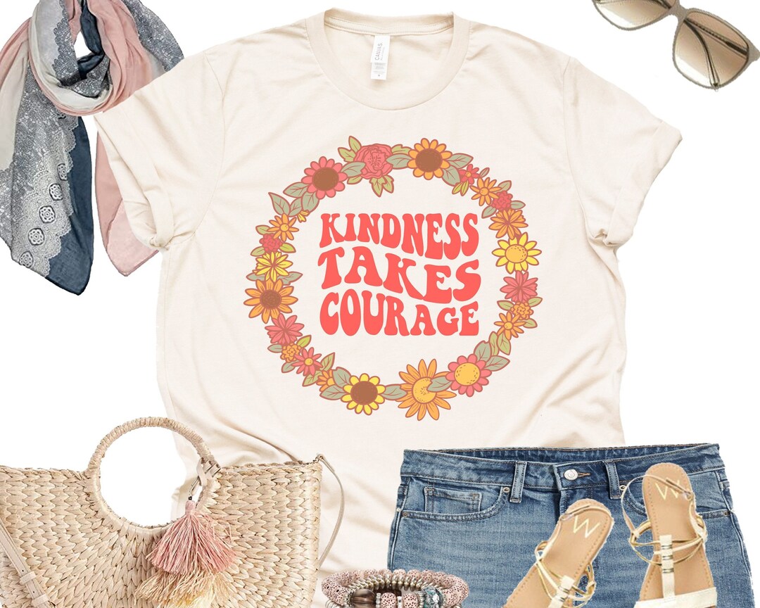 Unity Day Kindness Takes Courage Shirt, End Bullying Be Kind Shirt ...