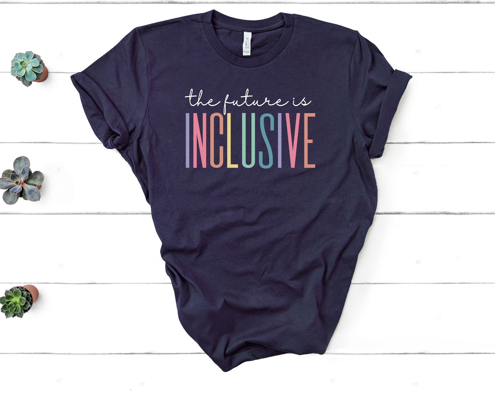 Cute Inclusion Shirt the Future is Inclusive Special | Etsy