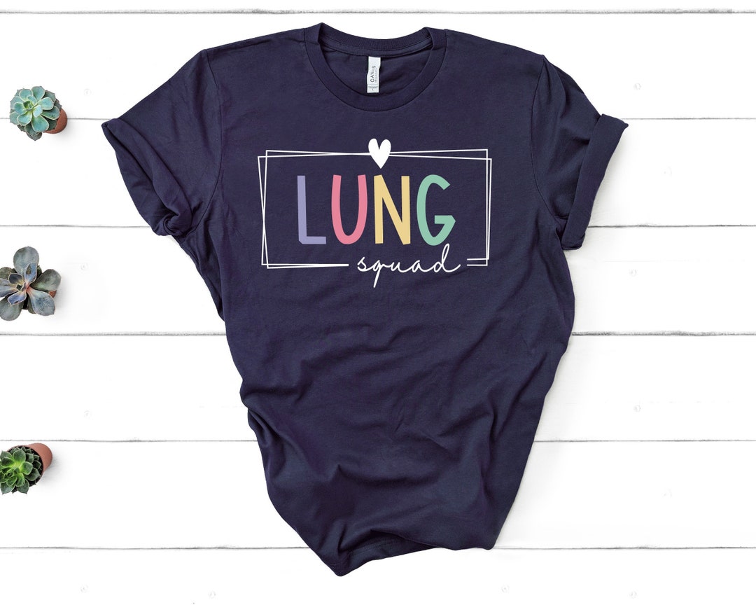Cute Lung Squad Shirt, RT Shirt, Respiratory Therapist, Respiratory ...