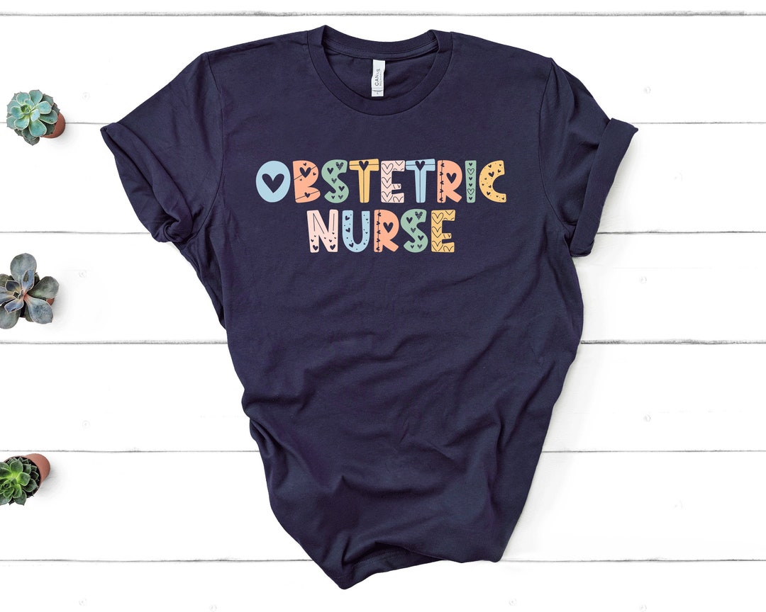 OB Nurse Rainbow Shirt, Obstetrics Nurse Tee, Mother Baby Nurse T-shirt ...