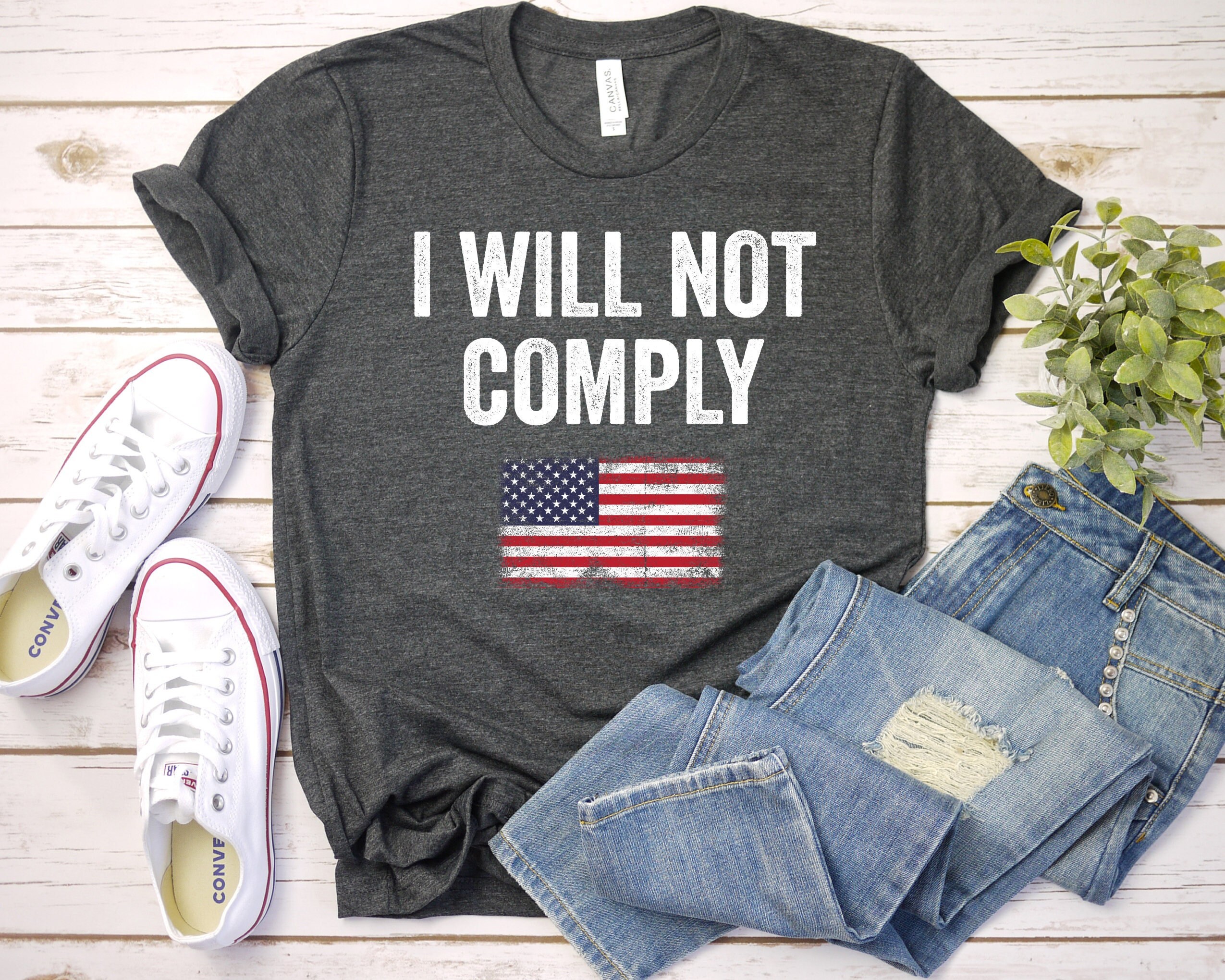 I Will Not Comply T-shirt, I Will Not Comply Shirt, Medical Freedom ...