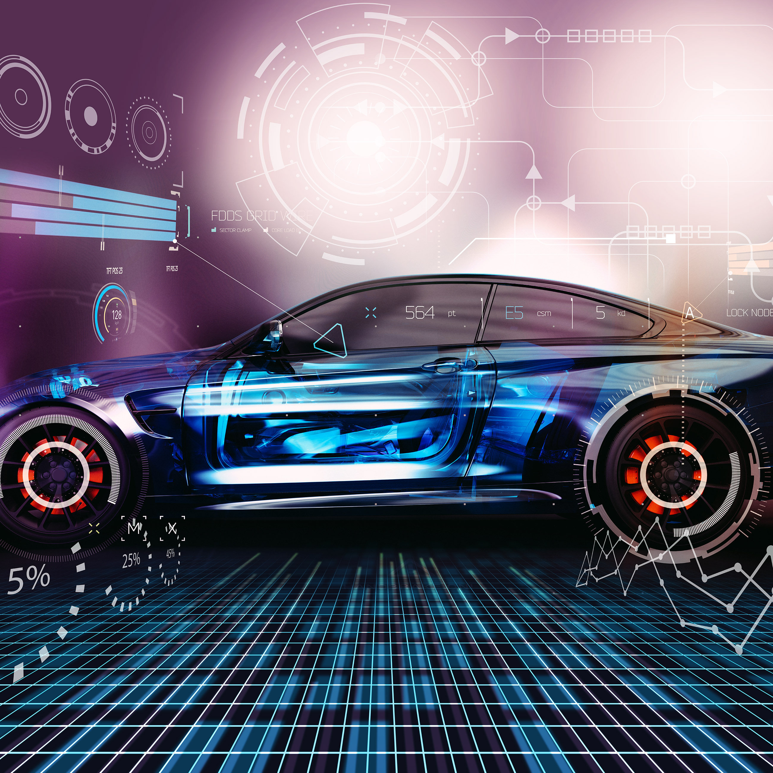 Digital Art SPORT CAR Wallpaper Mural Teen Boys Room - Etsy