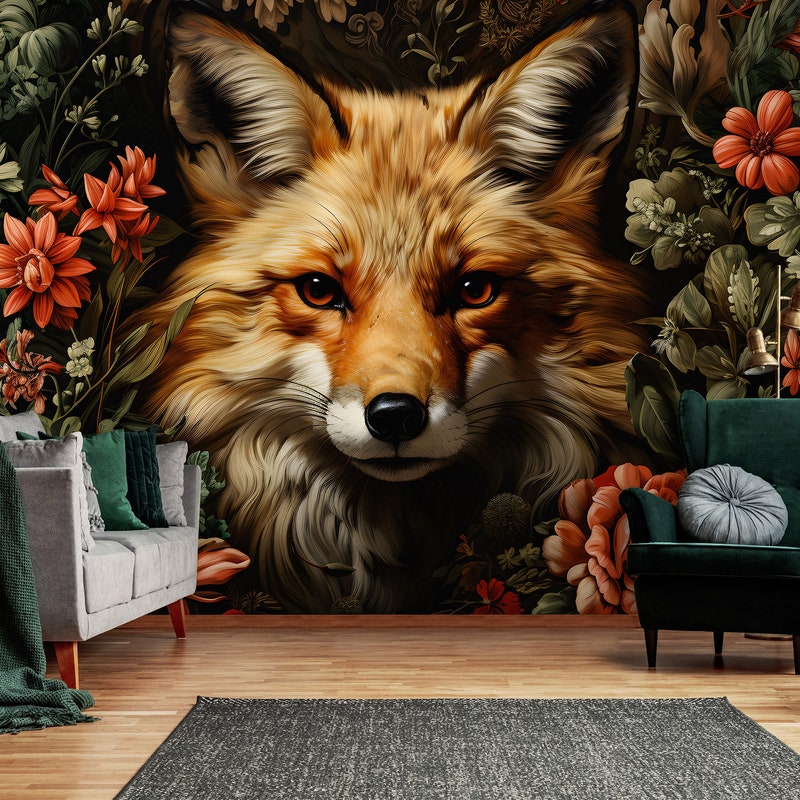 Fox Wallpaper - Etsy