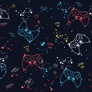 GAMER Game Player Wall Mural | Gamer Teen Room Wallpaper | Teenager ...