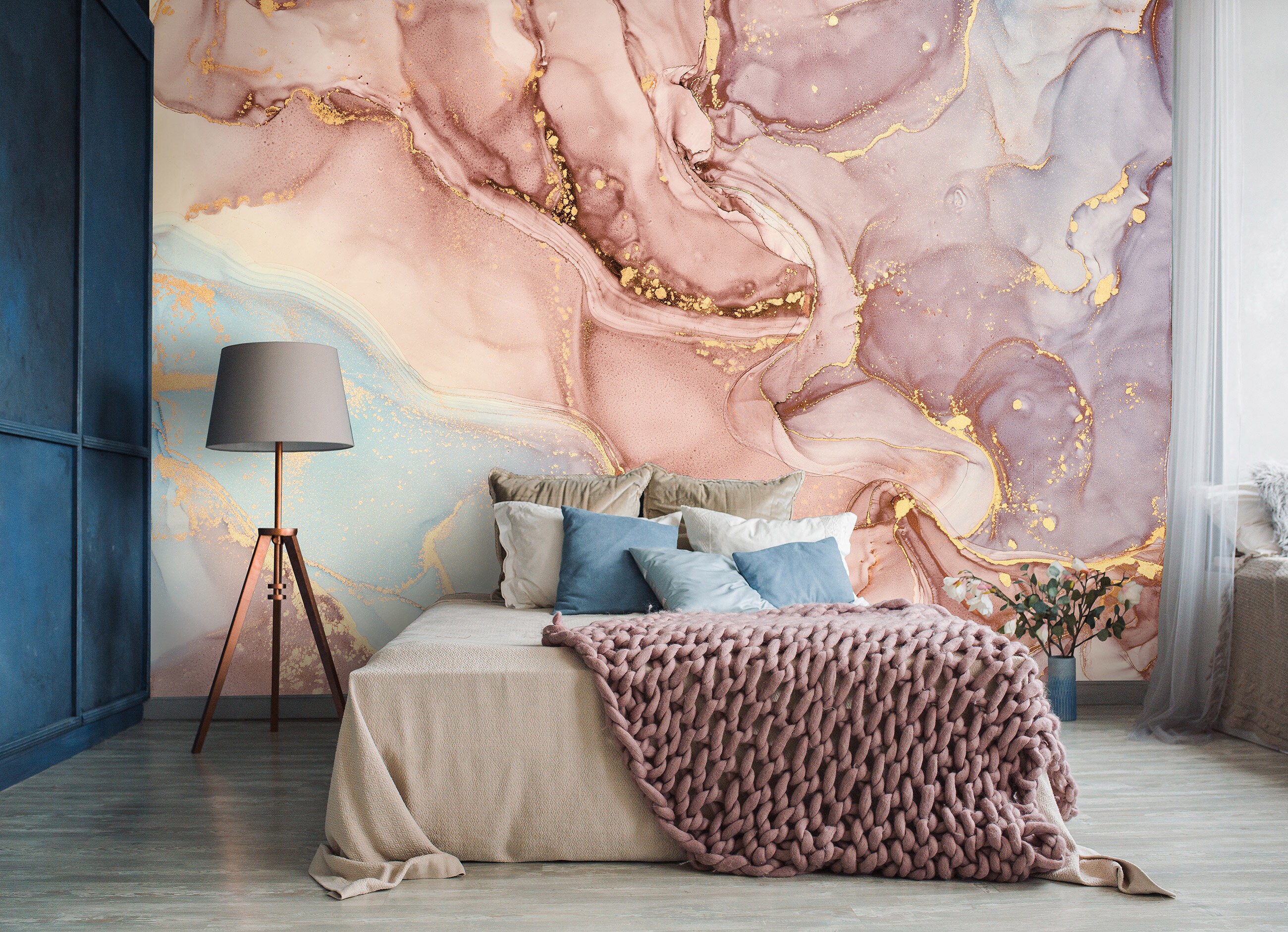 MARBLE Photo Wallpaper Photo Mural Modern Wall Decoration | Etsy