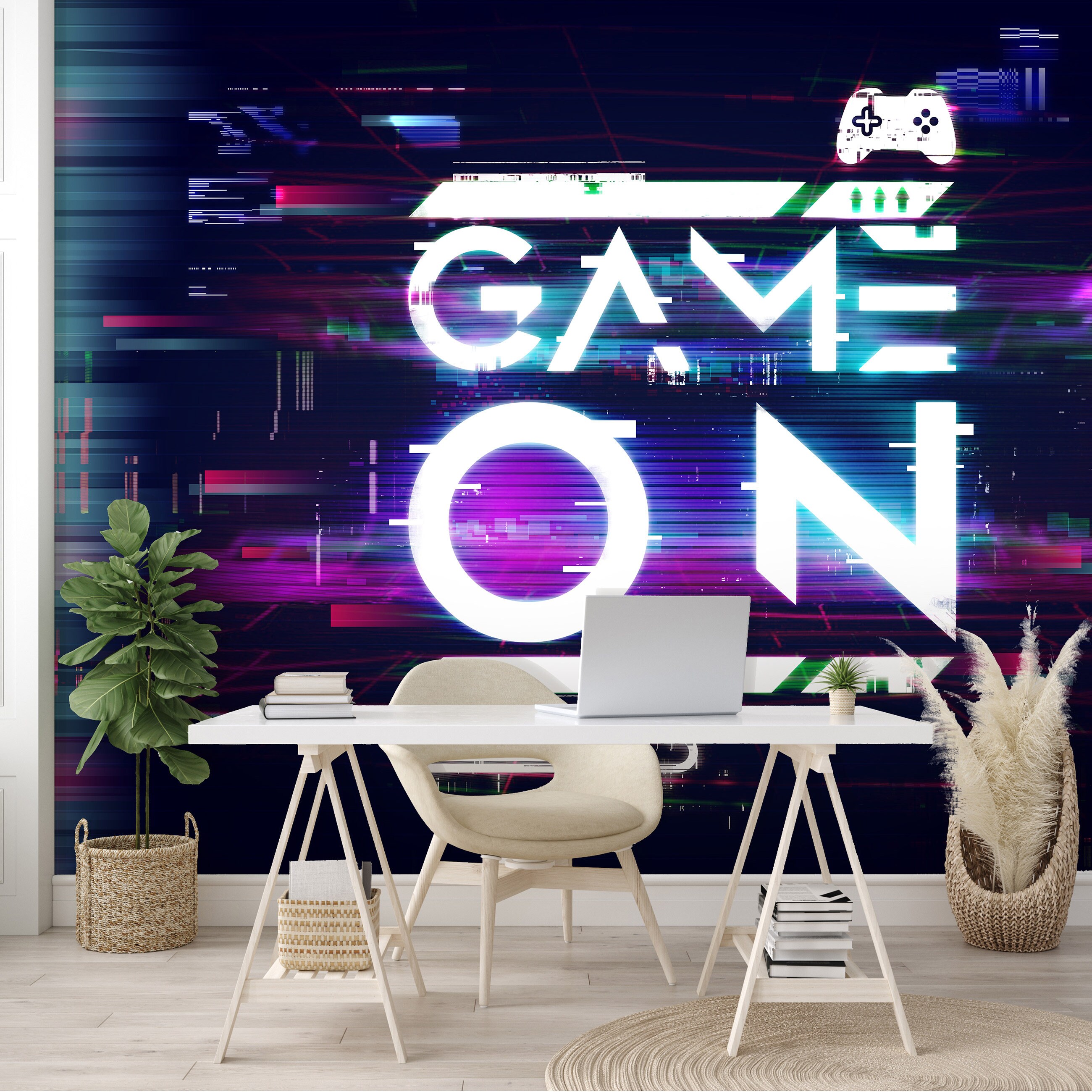 Gaming Wall Mural Gamer Teen Room Wallpaper Teenager Mural - Etsy