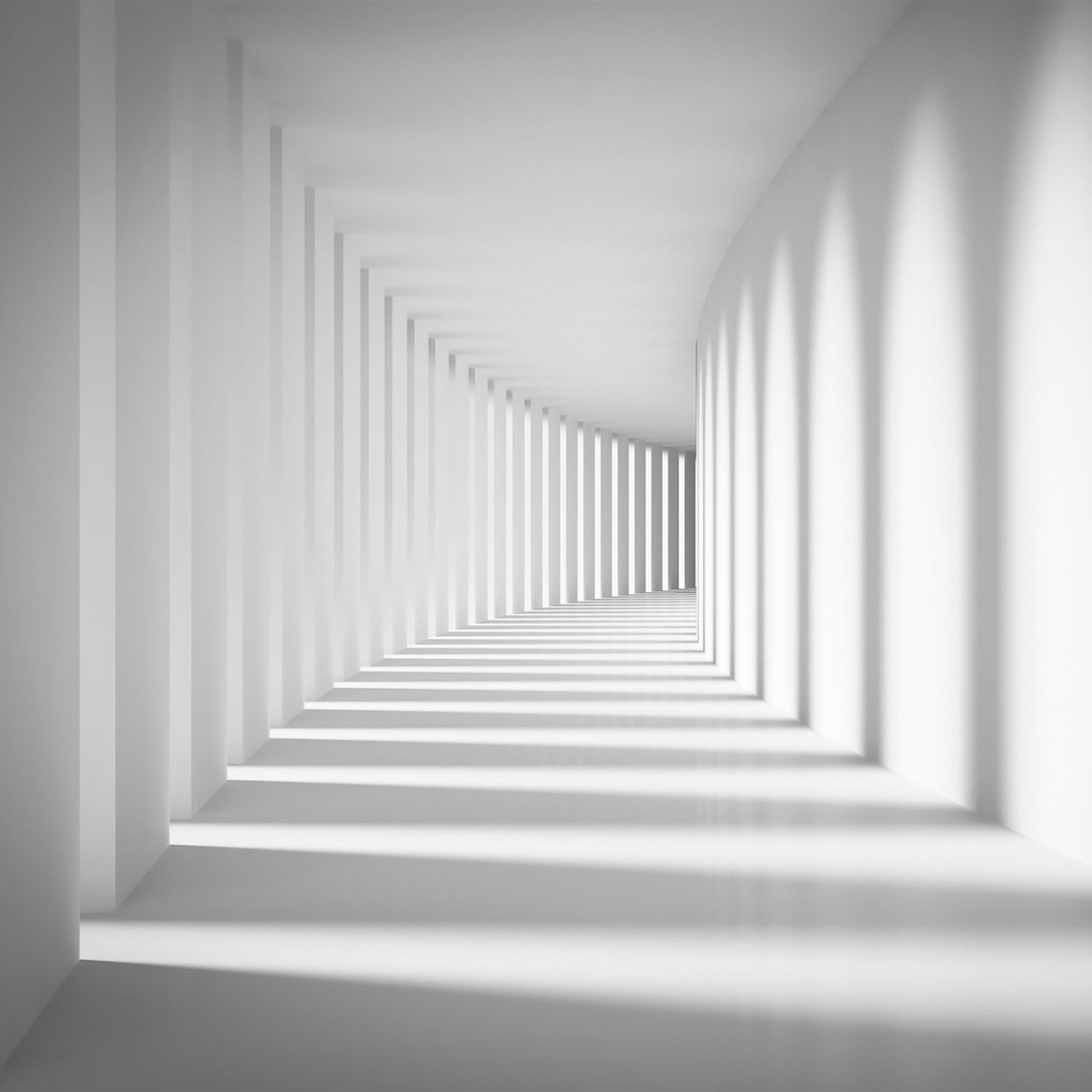 3D Effect Modern TUNNEL Wallpaper Wall Mural Geometric - Etsy