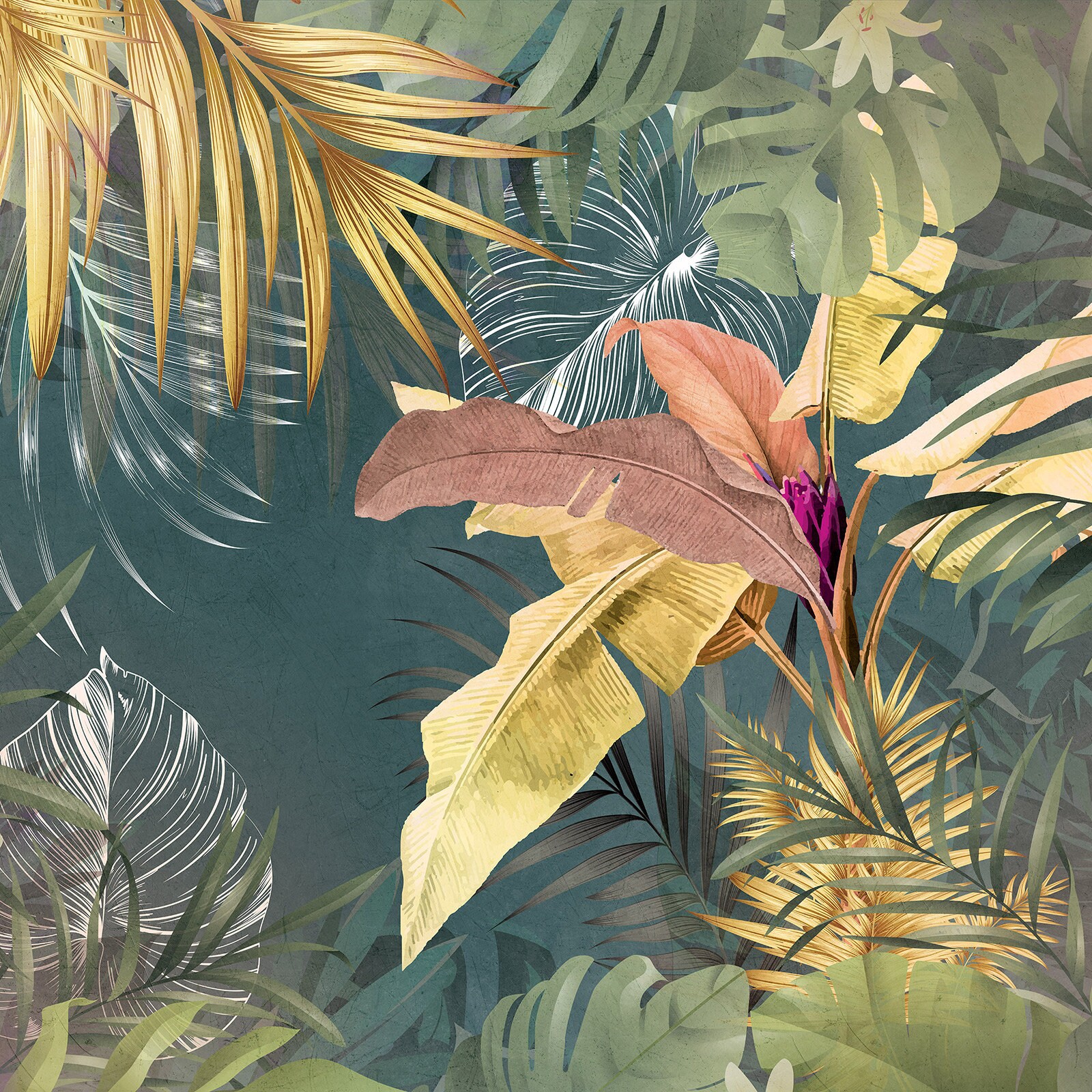 Exotic PLANTS Wallpaper Decal Mural Wall Decoration - Etsy