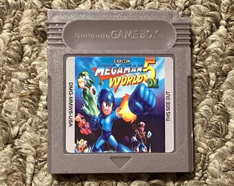 Megaman World 5 DX Gameboy Color Game Cartridge - Etsy