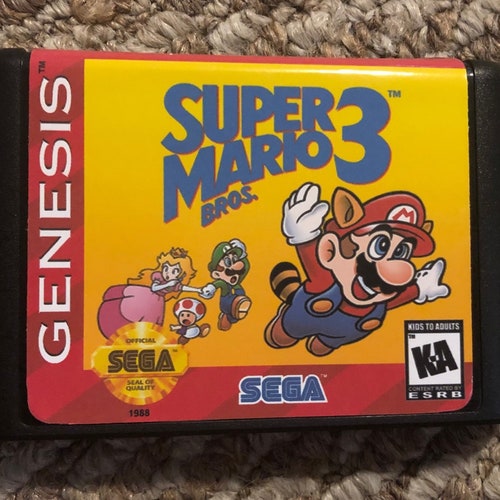 Super Mario Bros Sega Genesis Homebrew Game | Etsy Canada Super Mario Bros Sega Genesis Homebrew Game | Etsy Canada