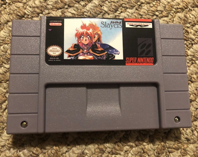 Slayers Super Nintendo SNES Video Game - Etsy