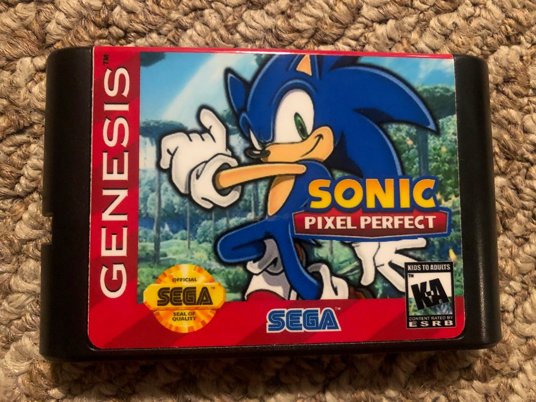 Sonic Pixel Perfect Sega Genesis Video Game - Etsy