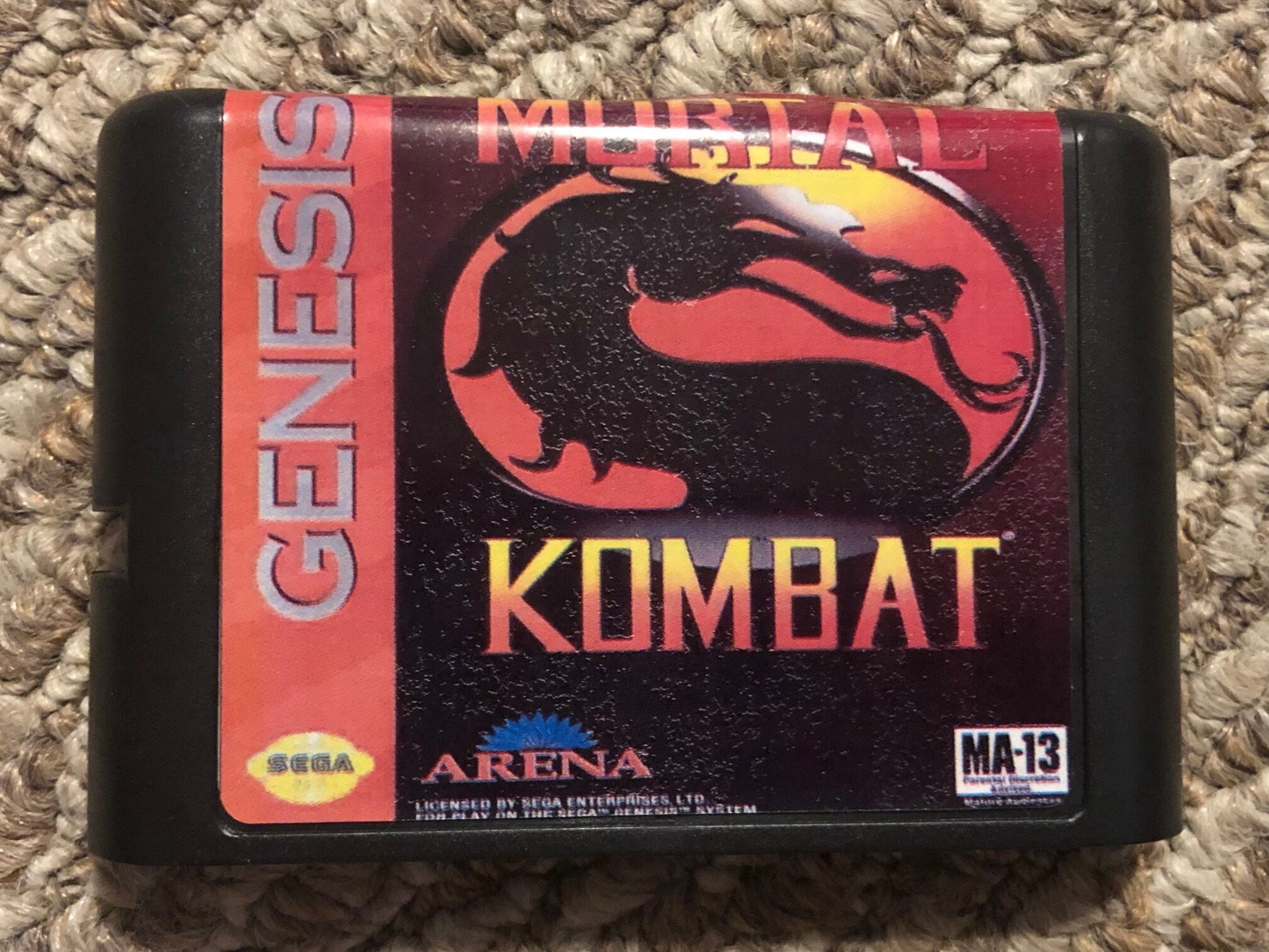 Mortal kombat sega genesis mini store