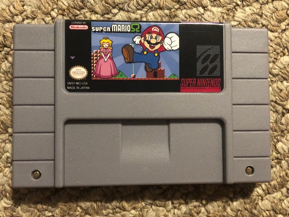 Super Mario World Omega Super Nintendo SNES Video Game Etsy