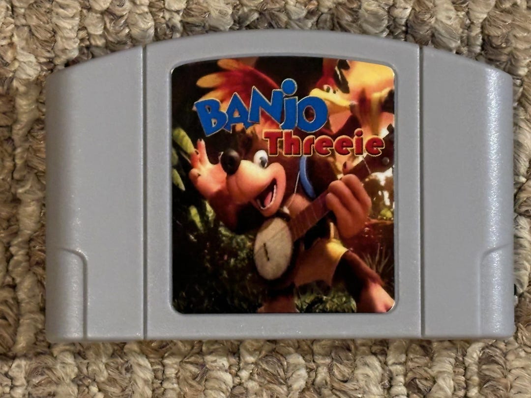 Banjo Threeie Nintendo 64 N64 Video Game. Expansion Pak Required. - Etsy