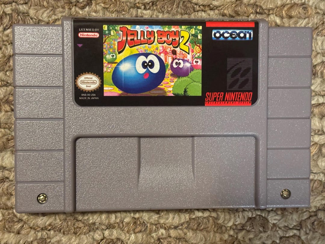 Jelly Boy 2 Super Nintendo SNES Video Game. - Etsy