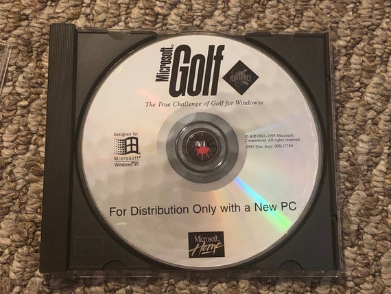 Microsoft Golf Vintage PC Game 1993 - Etsy