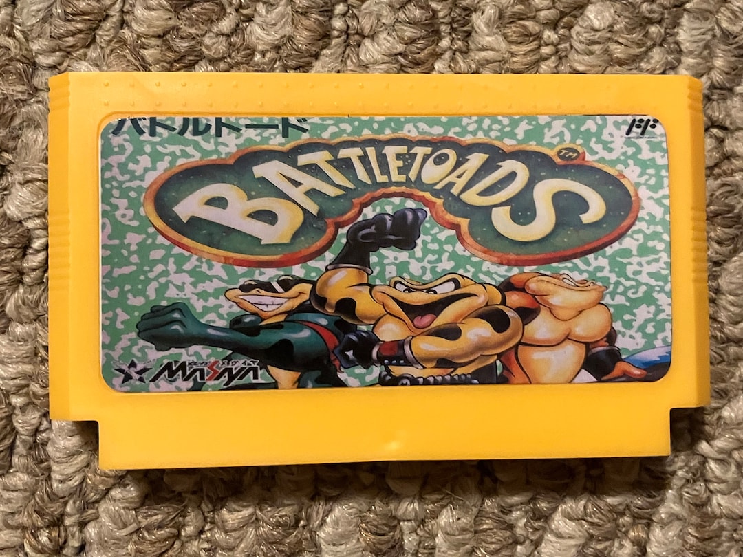 Battletoads Japanese Nintendo Famicom Video Game - Etsy