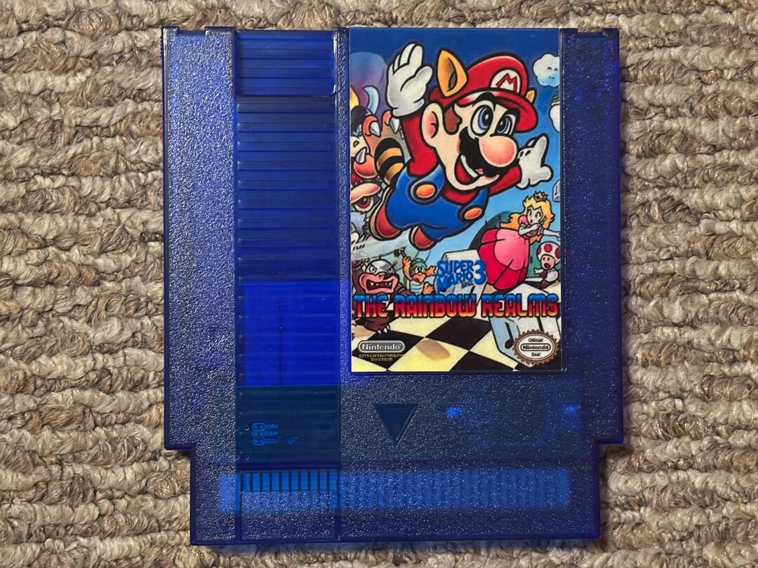Super Mario Bros 3 the Rainbow Realms Nintendo NES 8 Bit Video Game - Etsy