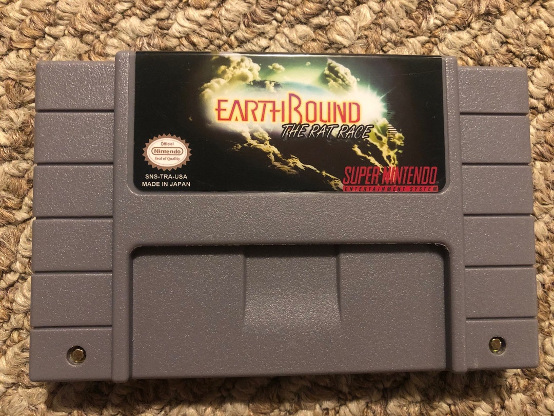 Earthbound the Rat Race Super Nintendo SNES Video Game - Etsy