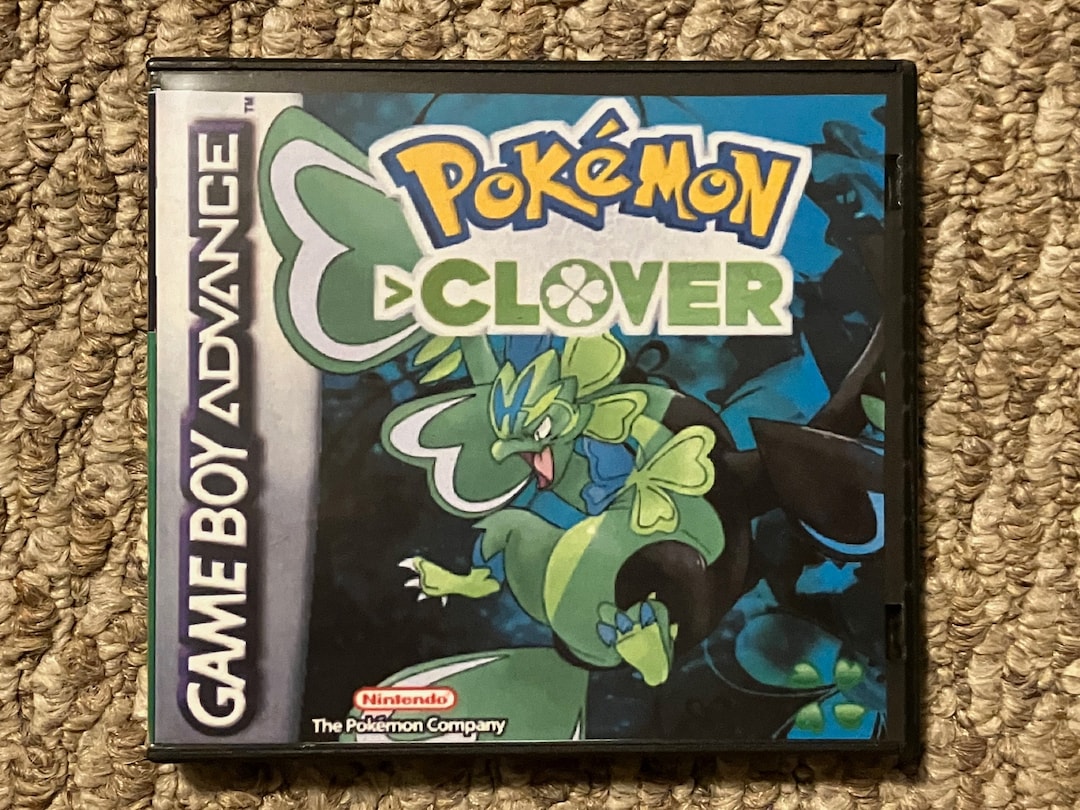Pokemon Clover Nintendo Game Boy Advance GBA Video Game. - Etsy