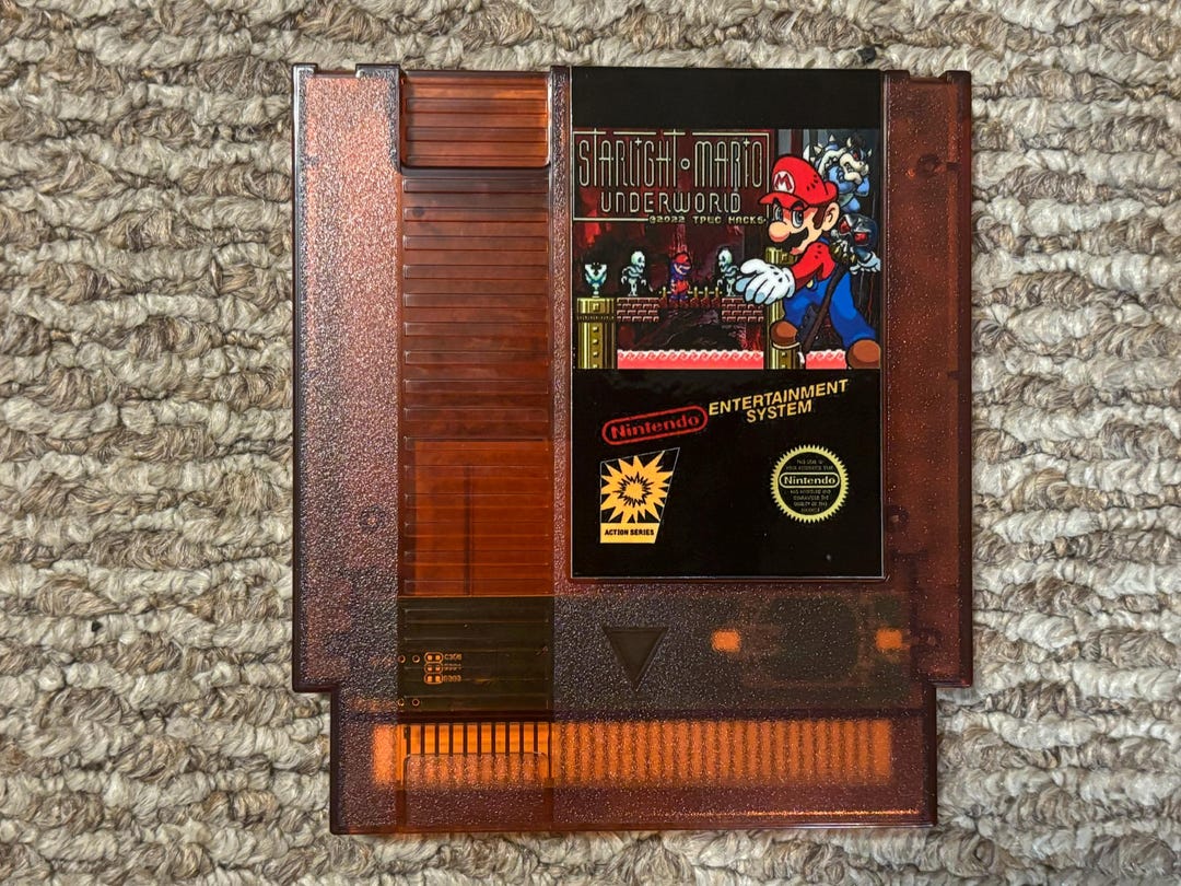 Starlight Mario Underworld Nintendo NES 8 Bit Video Game - Etsy