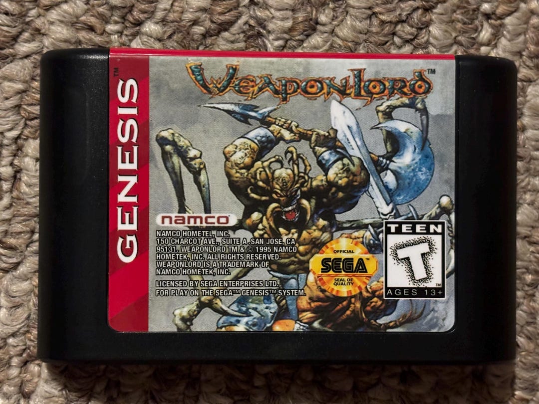 Weaponlord Sega Genesis Video Game. - Etsy