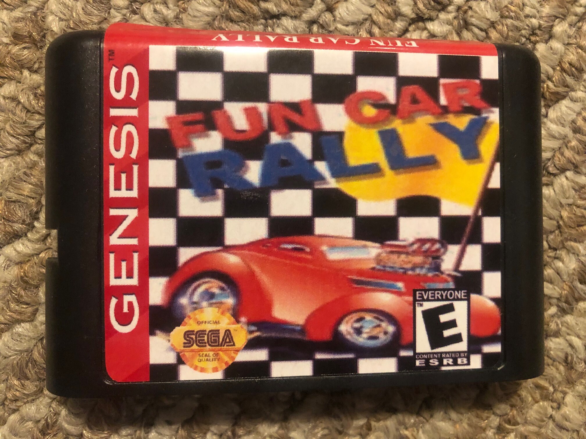 Fun Car Rally Sega Genesis Video Game | Etsy