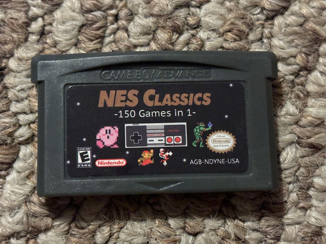 NES Classics 150 in 1 Nintendo Game Boy Advance GBA Video Game - Etsy