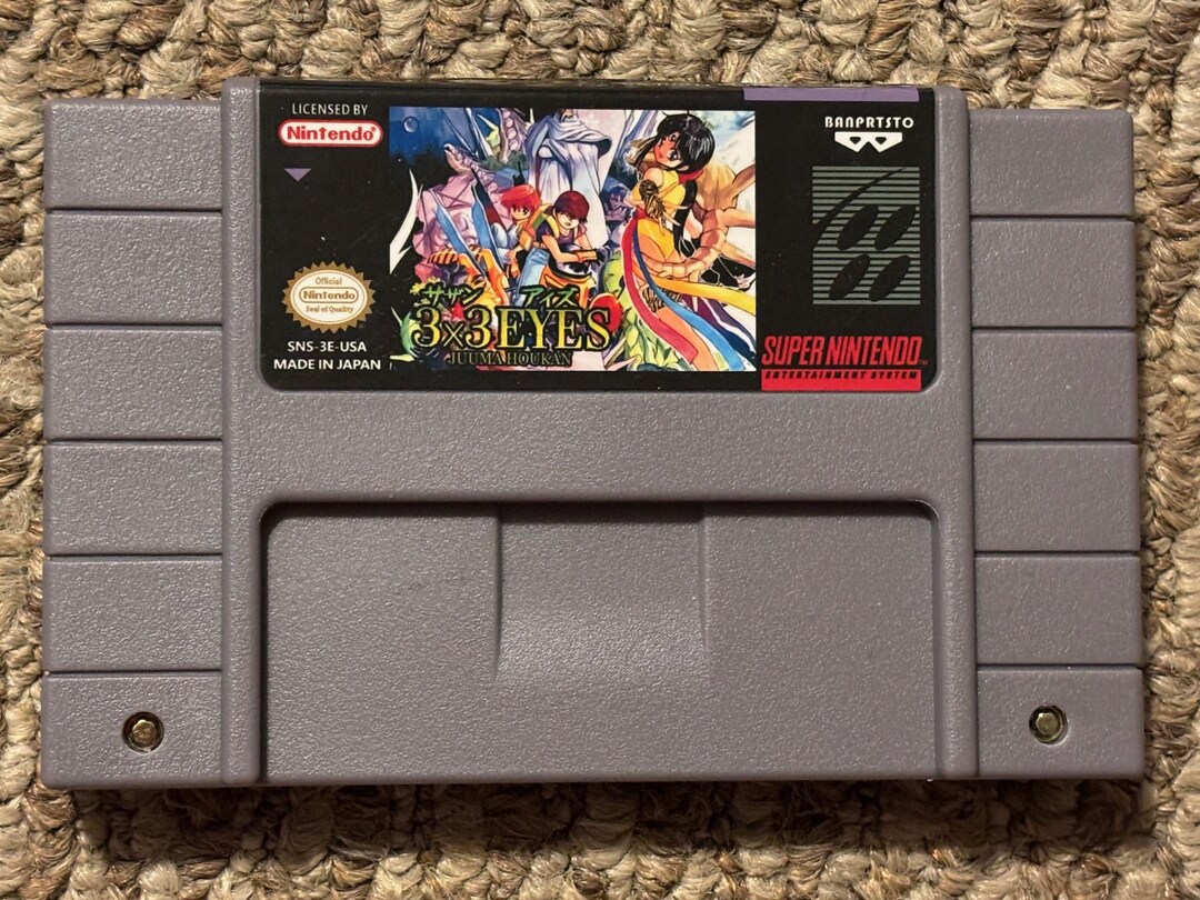 3x3 Eyes Super Nintendo SNES Video Game - Etsy