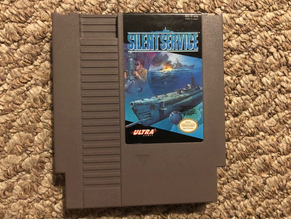 Silent Service Nintendo NES Video Game | Etsy