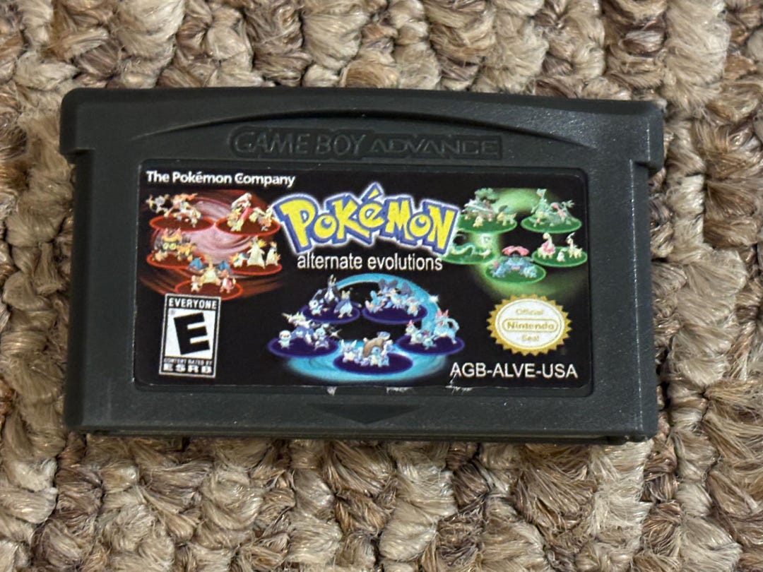 Pokemon Alternate Evolutions Nintendo Game Boy Advance GBA Video Game ...