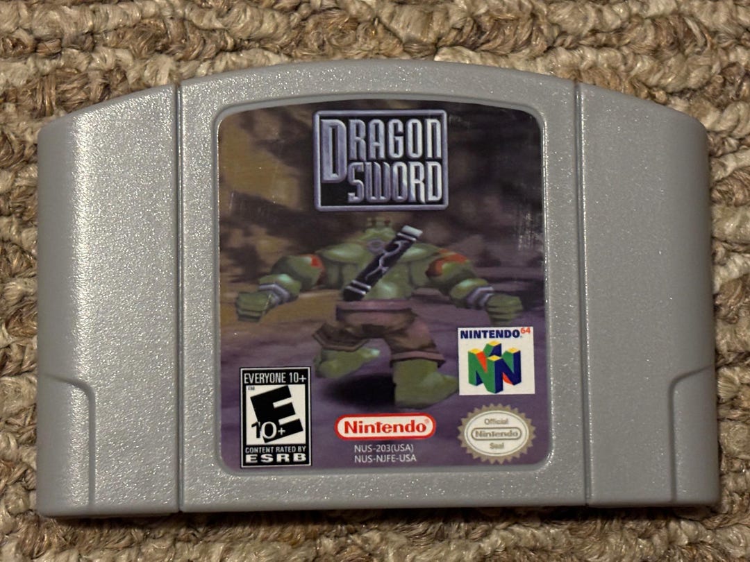 Dragon Sword Nintendo 64 N64 Video Game. Expansion Pak Required. - Etsy