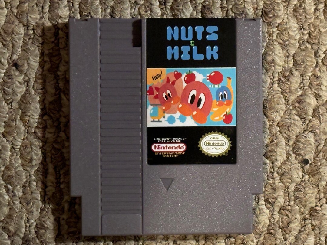 Nuts & Milk Nintendo NES Video Game - Etsy